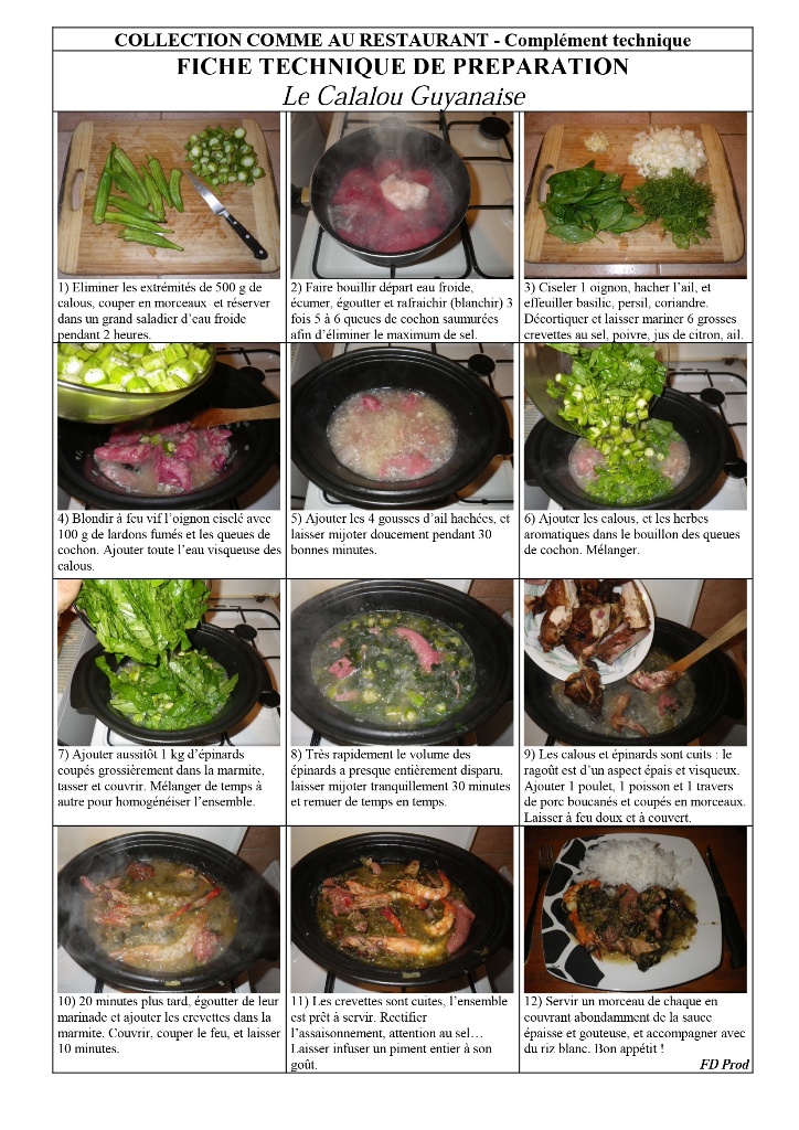 Calalou Guyanaise :: RESTOCLASSE